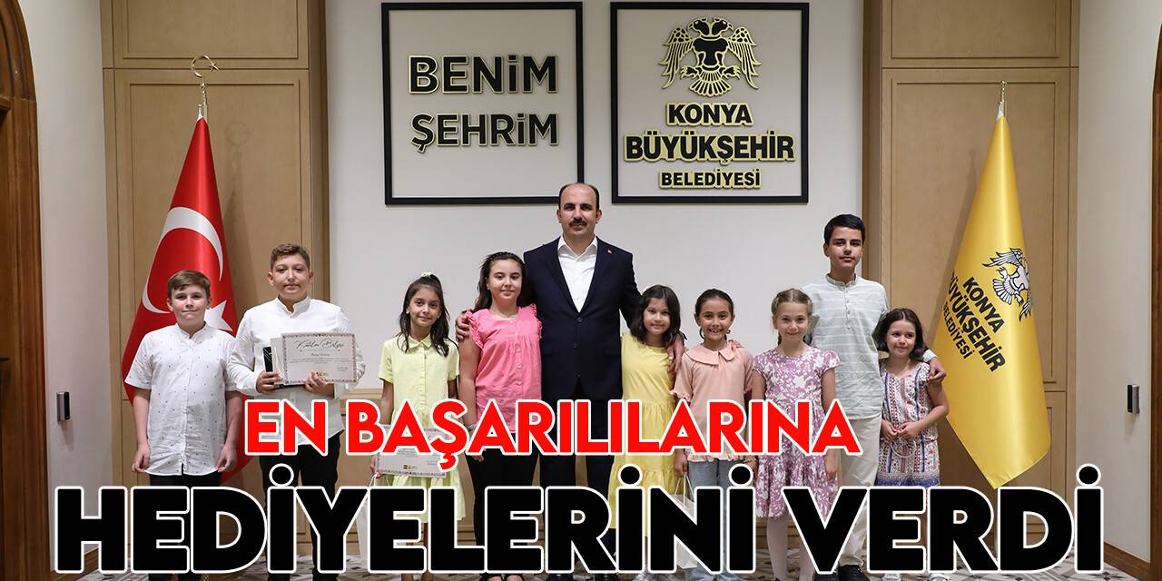 KOMEK Yaz Okulu'nun başarılı öğrencileri hediyelerini aldı