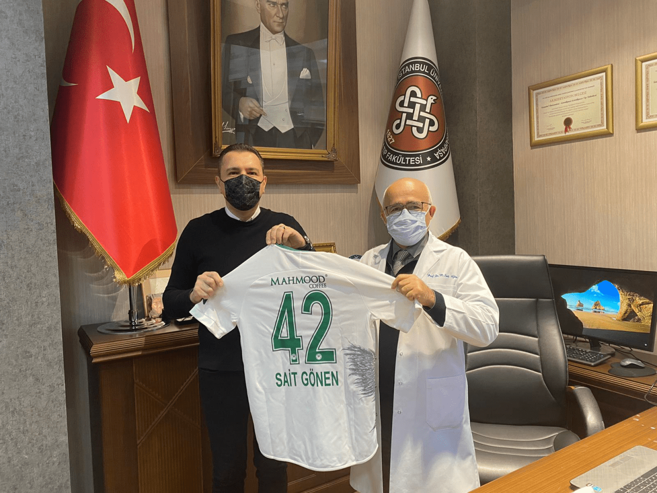 Konyaspor'dan Sait Gönen'e ziyaret