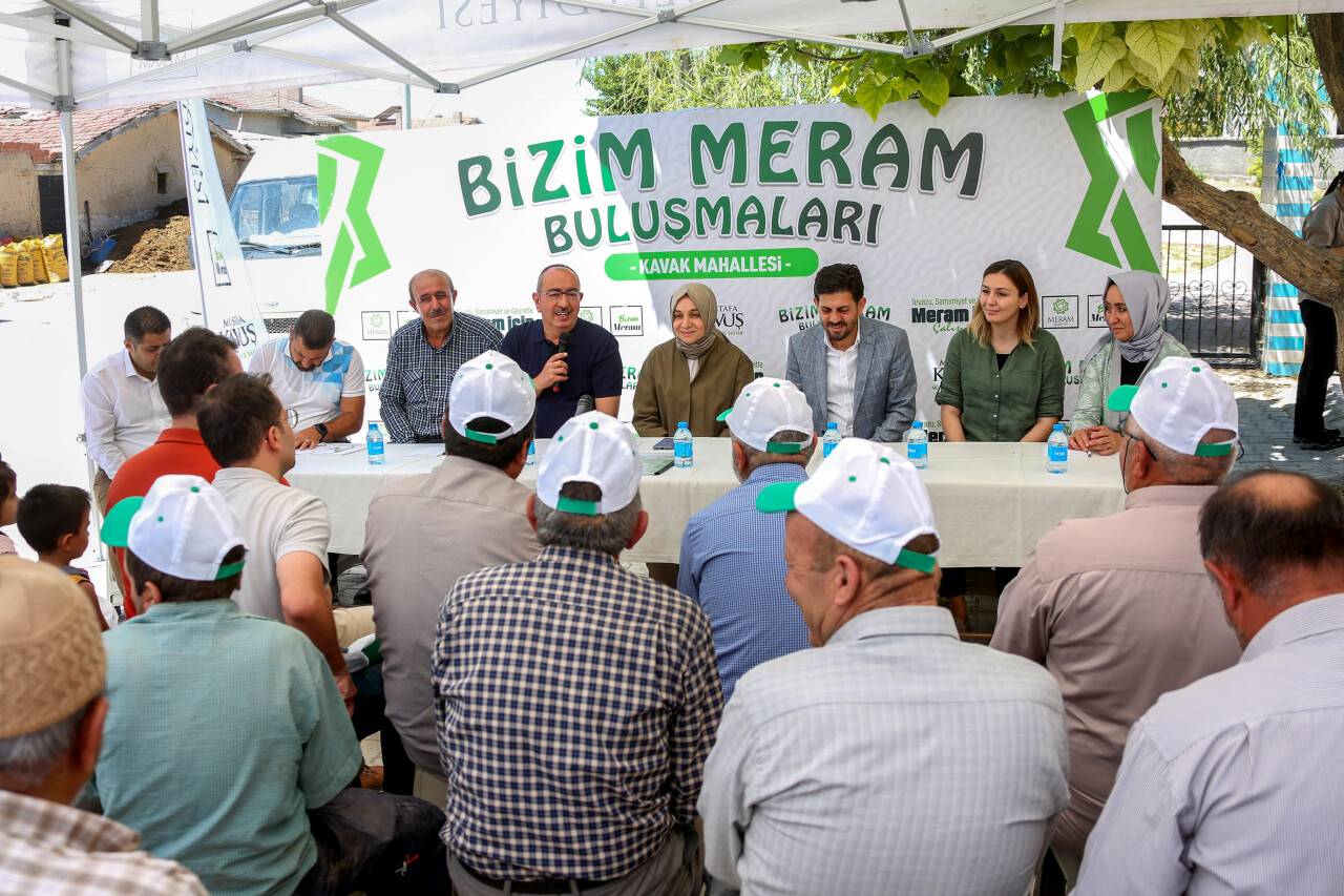 Bizim Meram Buluşmaları ile mahalle ziyaretleri devam ediyor