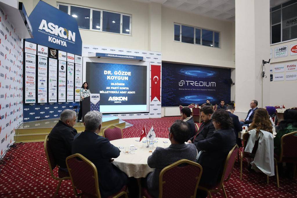 Konya milletvekili aday adayları, ASKON Konya Şubesi’nde iş adamları ...